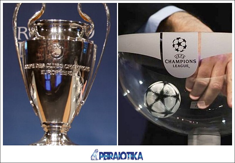 Η κλήρωση των ομίλων του Champions League – Peiraiotika GR