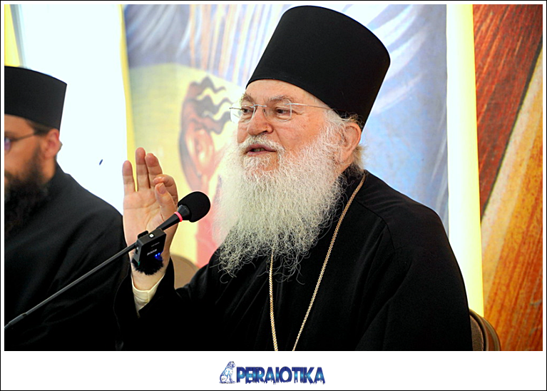 Ο Ηγούμενος της Ι.Μ.Μ. Βατοπαιδίου Γέροντας Εφραίμ, ομιλιτής στο ...